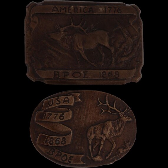 Bronze Bpoe Benevolent Protective Order Elks Club 70s… - Gem