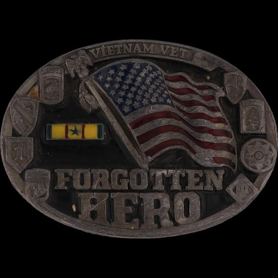 Vietnam Vet Forgotten Hero Flag Shield Service Vetera… - Gem