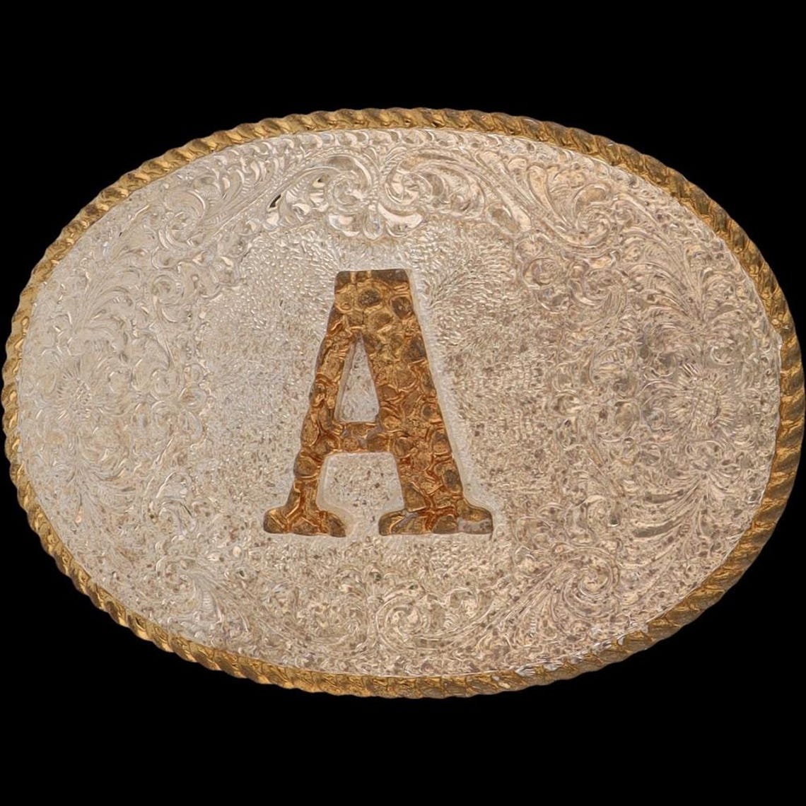New Silver P A Letter Initial Name Alex Alec Al Albert NOS Vtg Belt ...