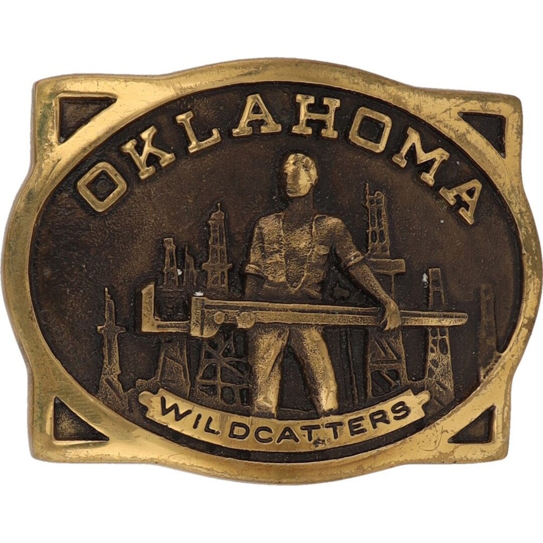 Oklahoma Wildcatter Oil Field Roughneck Well Oilfield Drilling 1970s ...