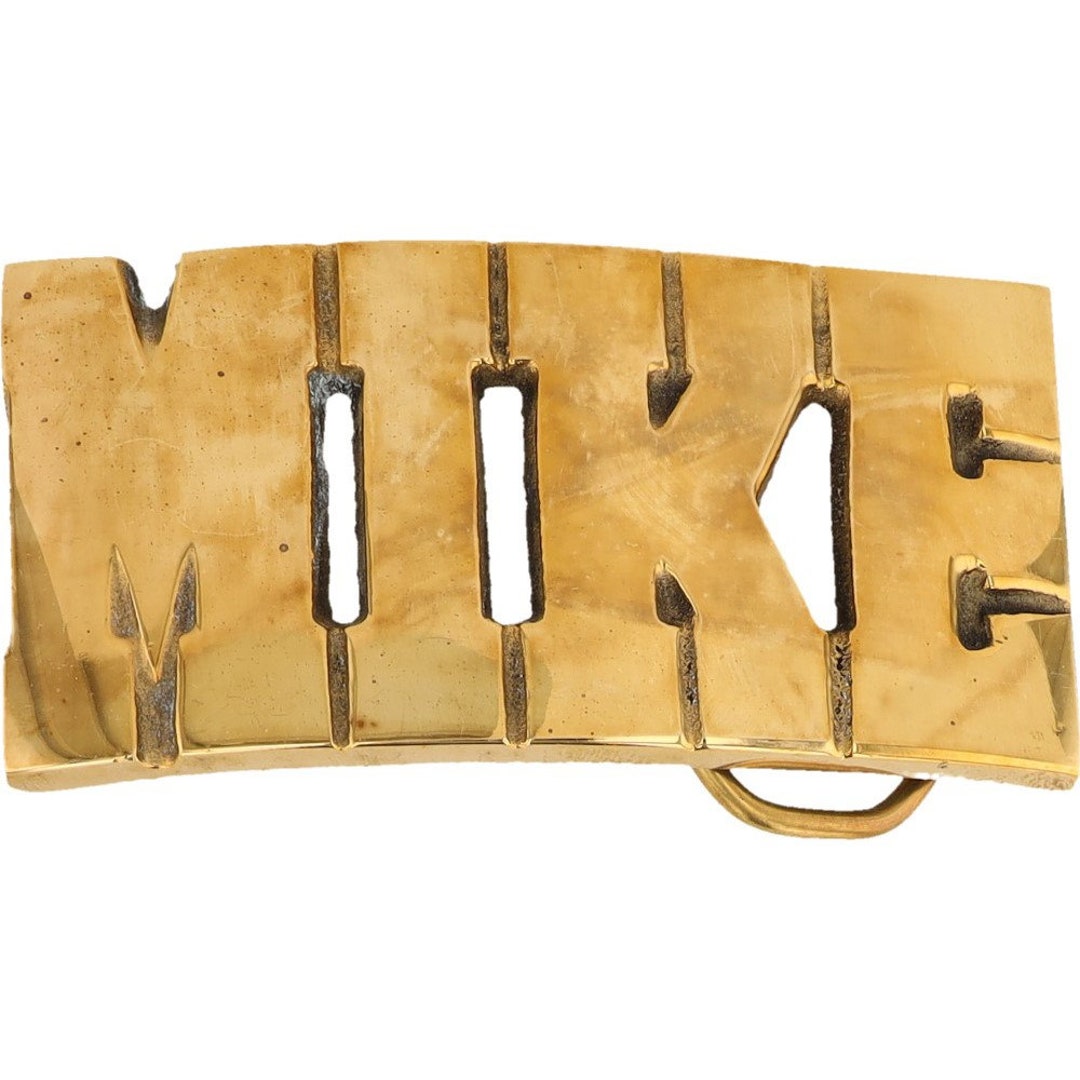 New Brass Mike Michael Mikey Mickey Name Tag 1970s Nos Vintage - Etsy