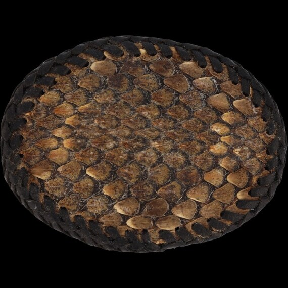 Snake Skin Rattlesnake Python Western Cowboy Biker 19… - Gem