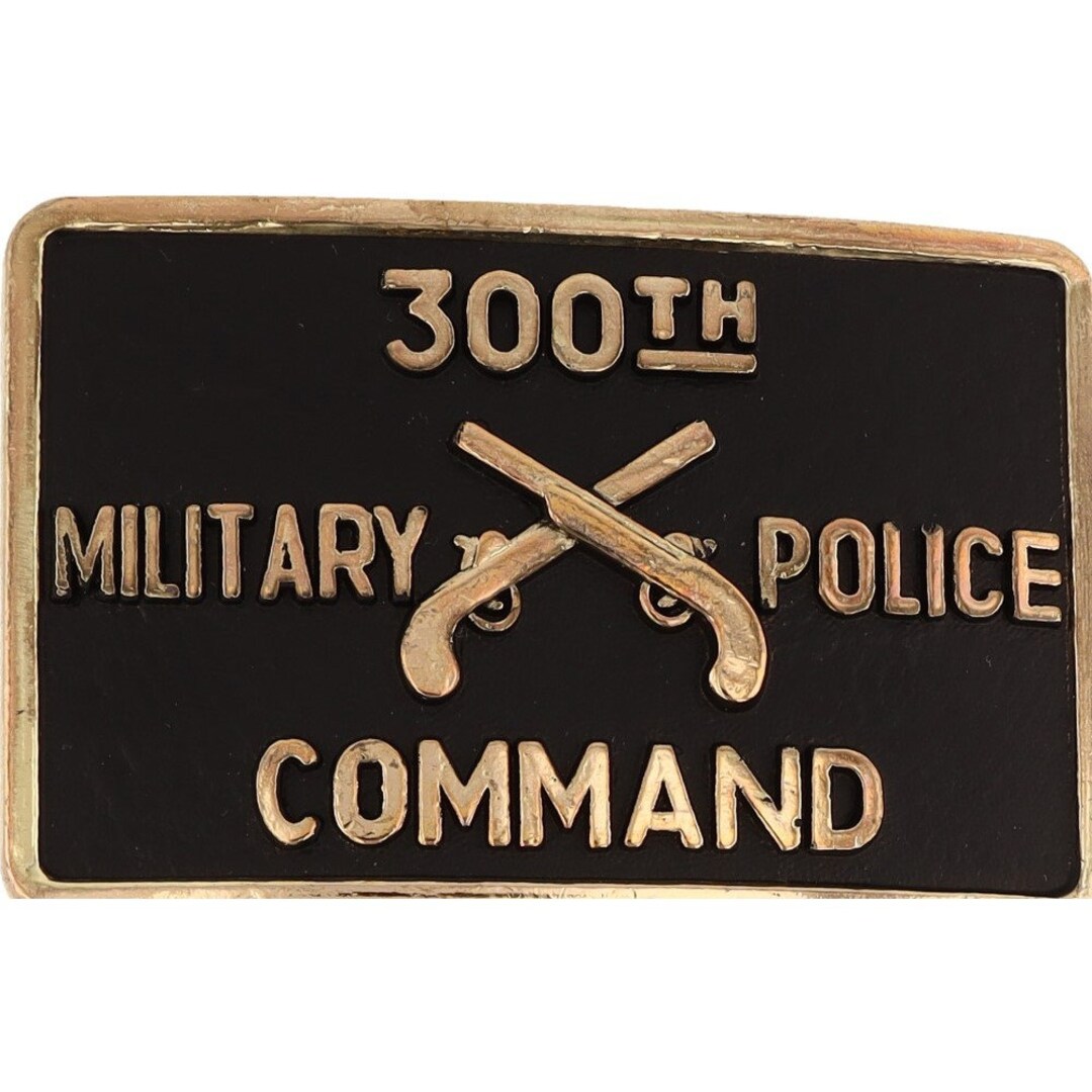 New 300th Military Police Corps Mp Officer Insignia Logo Nos Vintage ...