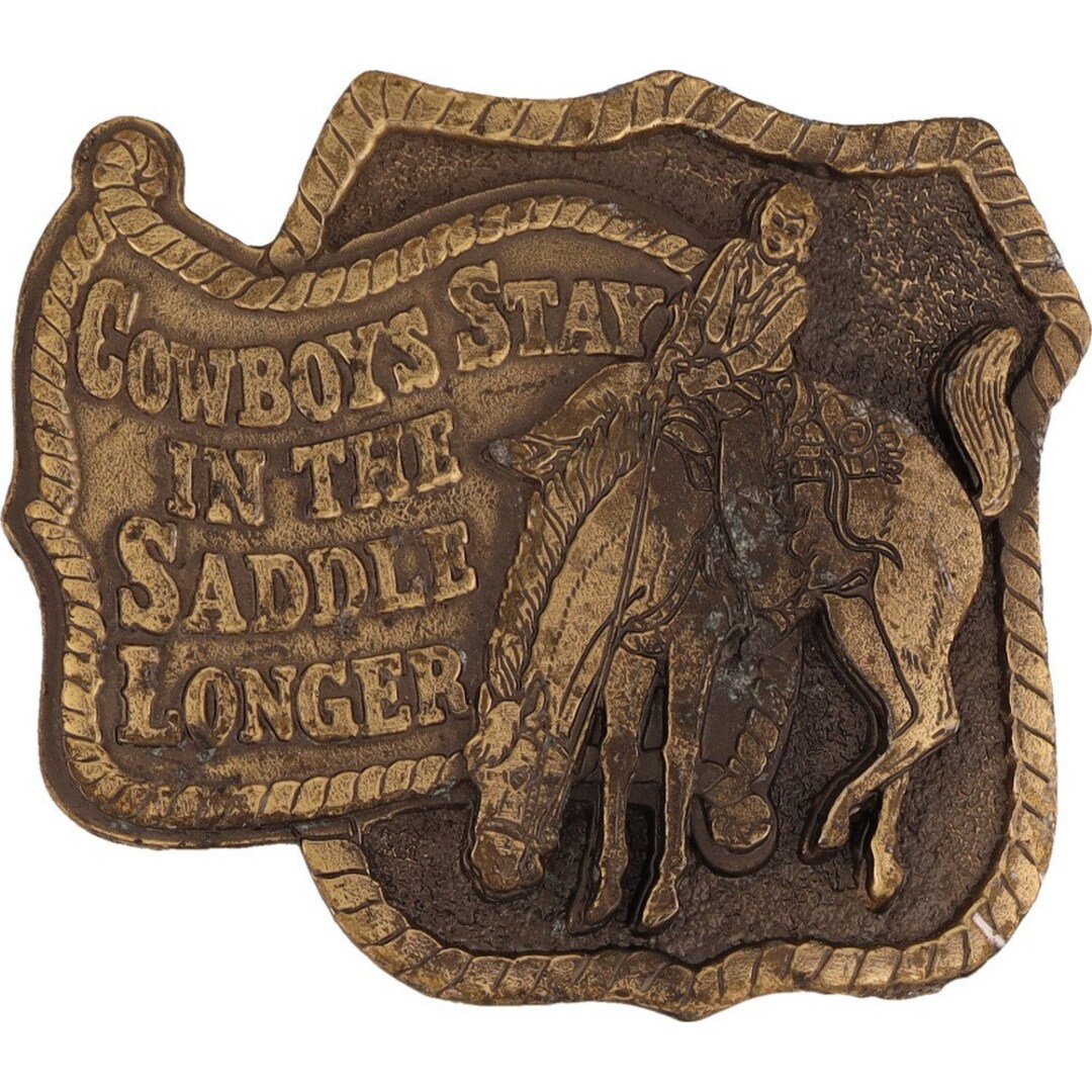 Cowboy Saddle Western Joke Funny Sex Rodeo Crude 1980s Vintage Belt ...