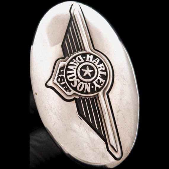 Sterling Silver Harley Davidson Motorcycle Fat Boy Bi… - Gem