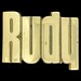 Rudy Rudolph Personalized Name Retro Old School Hippie Western Solid ...