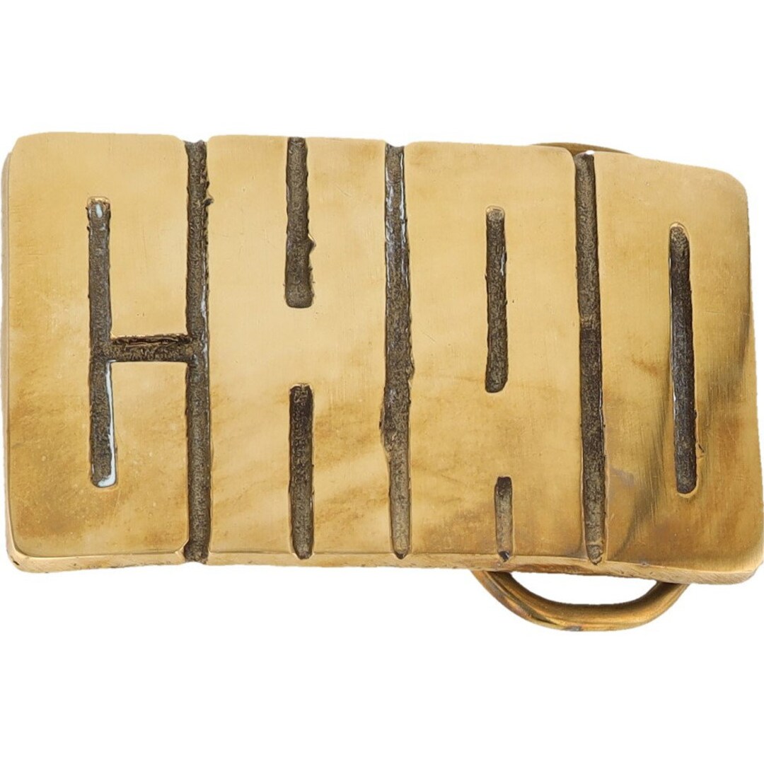 New Brass Chad Chadwick Chadley Chadden Name Tag 1970s Nos Vintage Belt ...