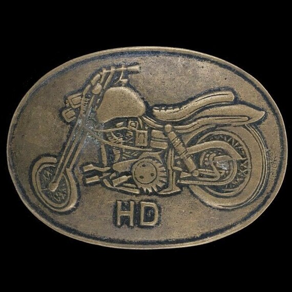 Solid Brass Motorcycle Chopper Sportster Biker Rider … - Gem