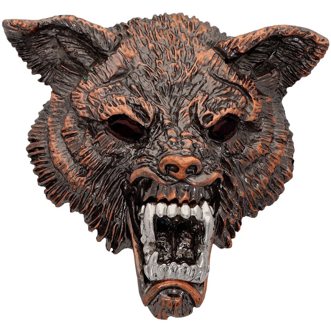 New Wolf Wolves Goth Gothic Emo Cool Ruby Eye Werewolf Nos Vintage Belt ...