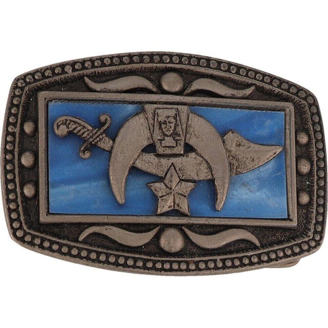 New Aaonms Ancient Arabic Order Nobles Mystic Shrine 1970s Vintage Belt ...