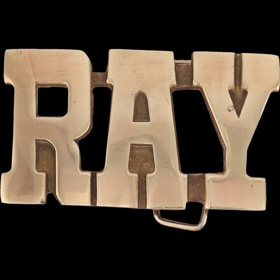 New Brass Ray Raymond Reynard Rayner Name Old School … - Gem