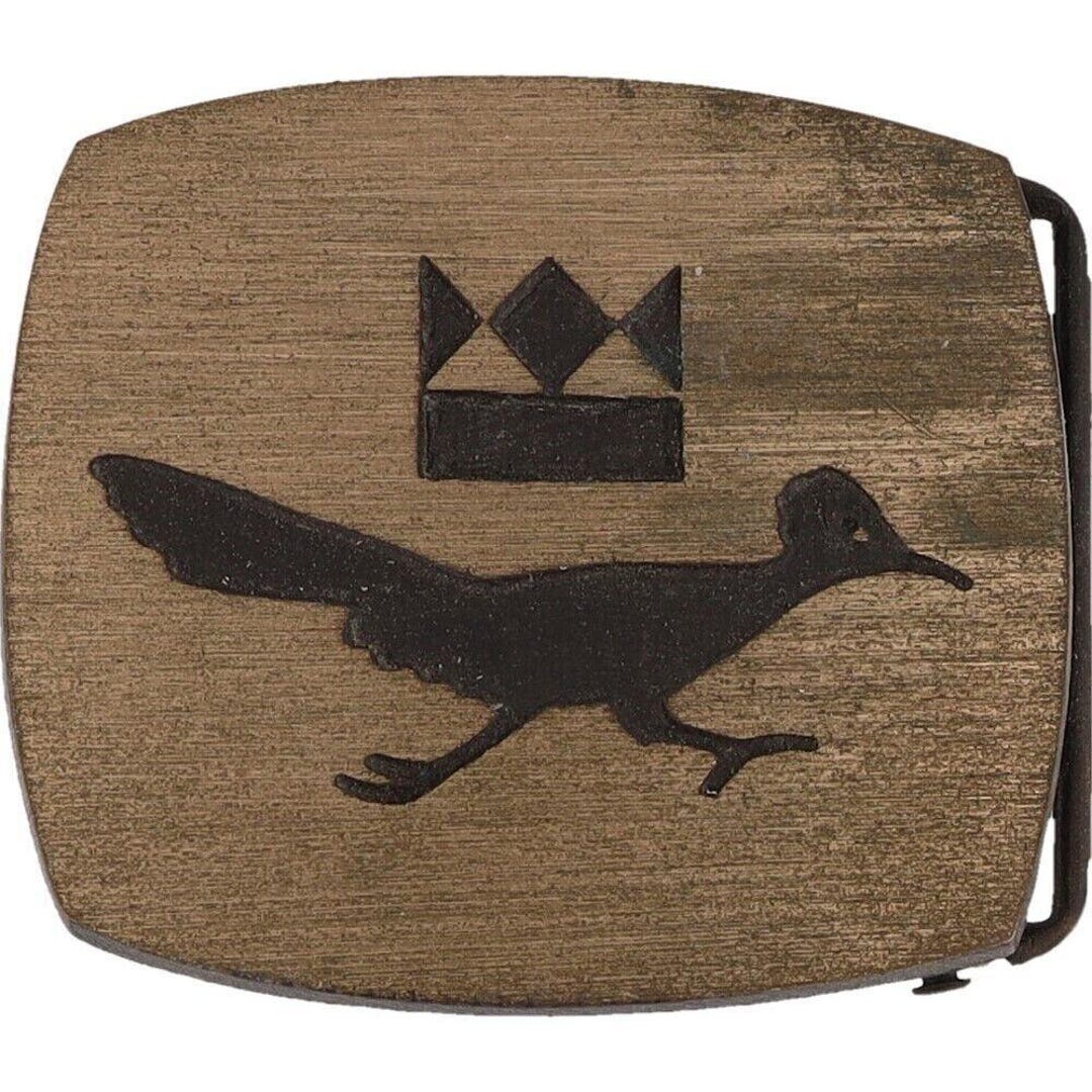 Brass Roadrunner Bird Southwest Native American Indian Nos Vintage Belt ...