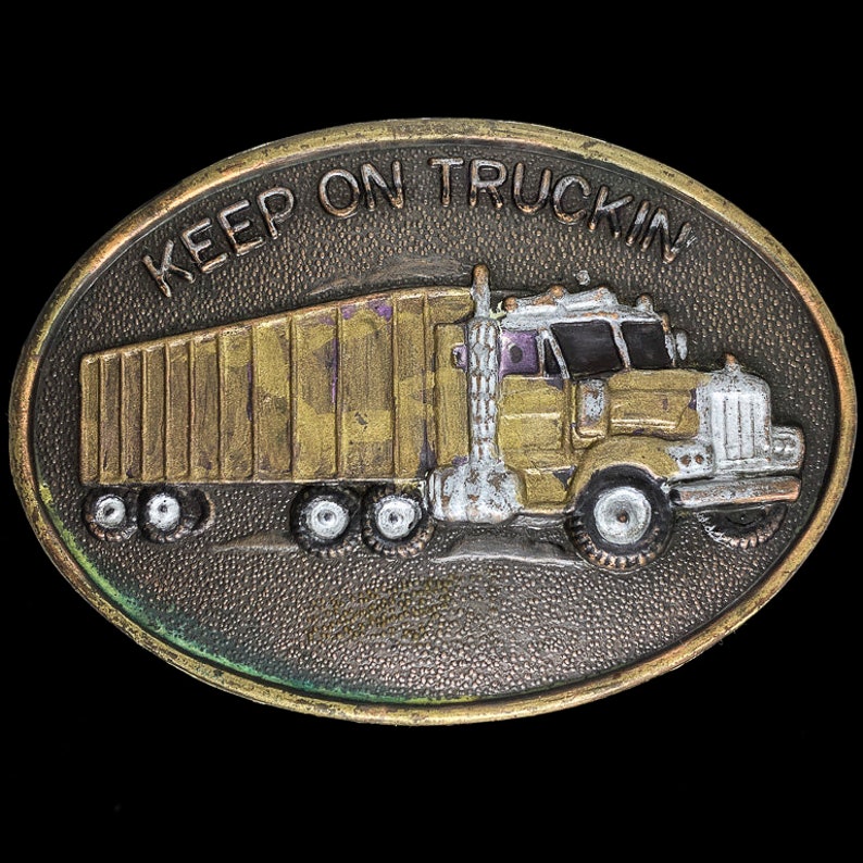 Keep On Trucking Truckin R Crumb Comic Hippie Semi Truck | Etsy