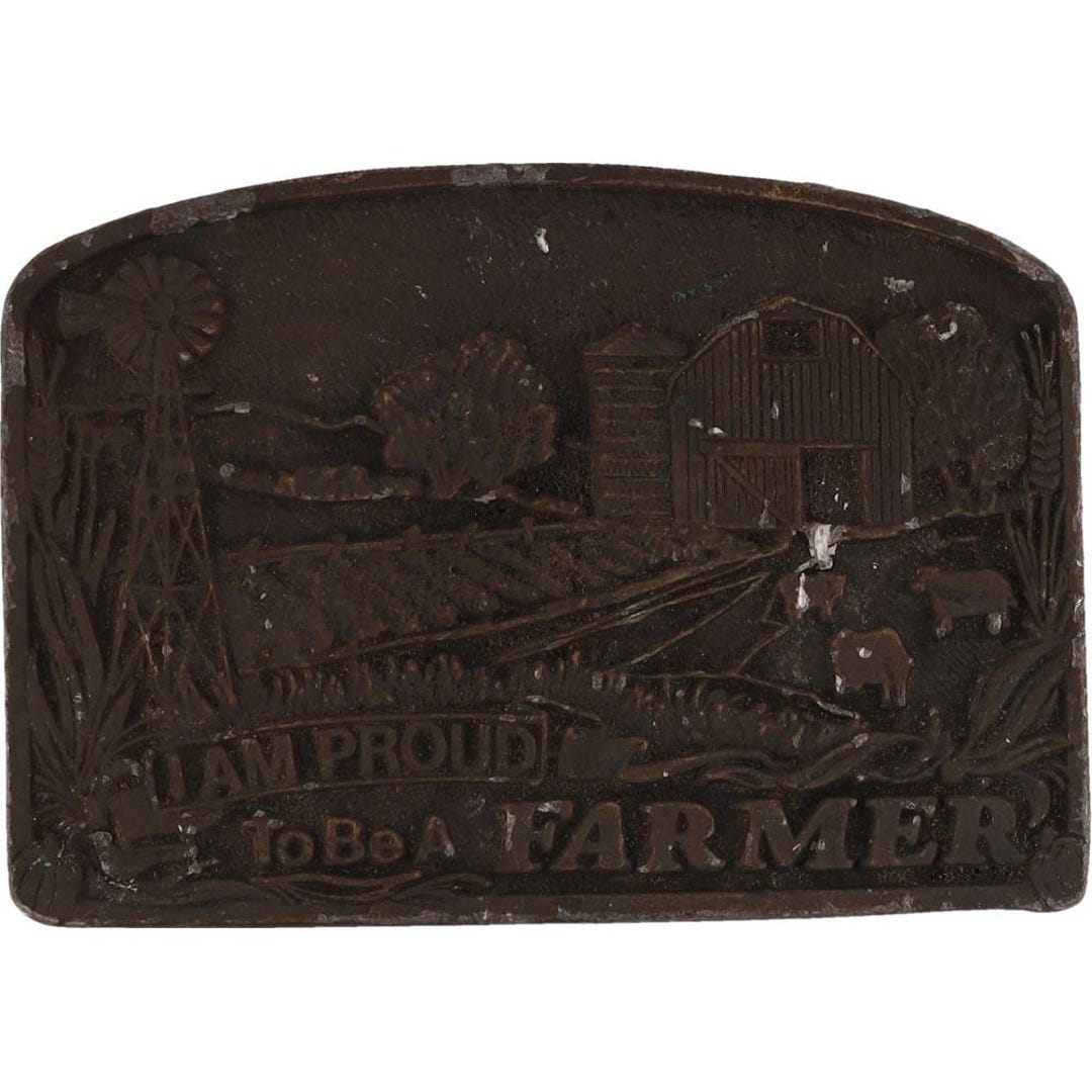 American Farmer Farming Agriculture Farm Corn Wheat Dairy 70 Vintage ...