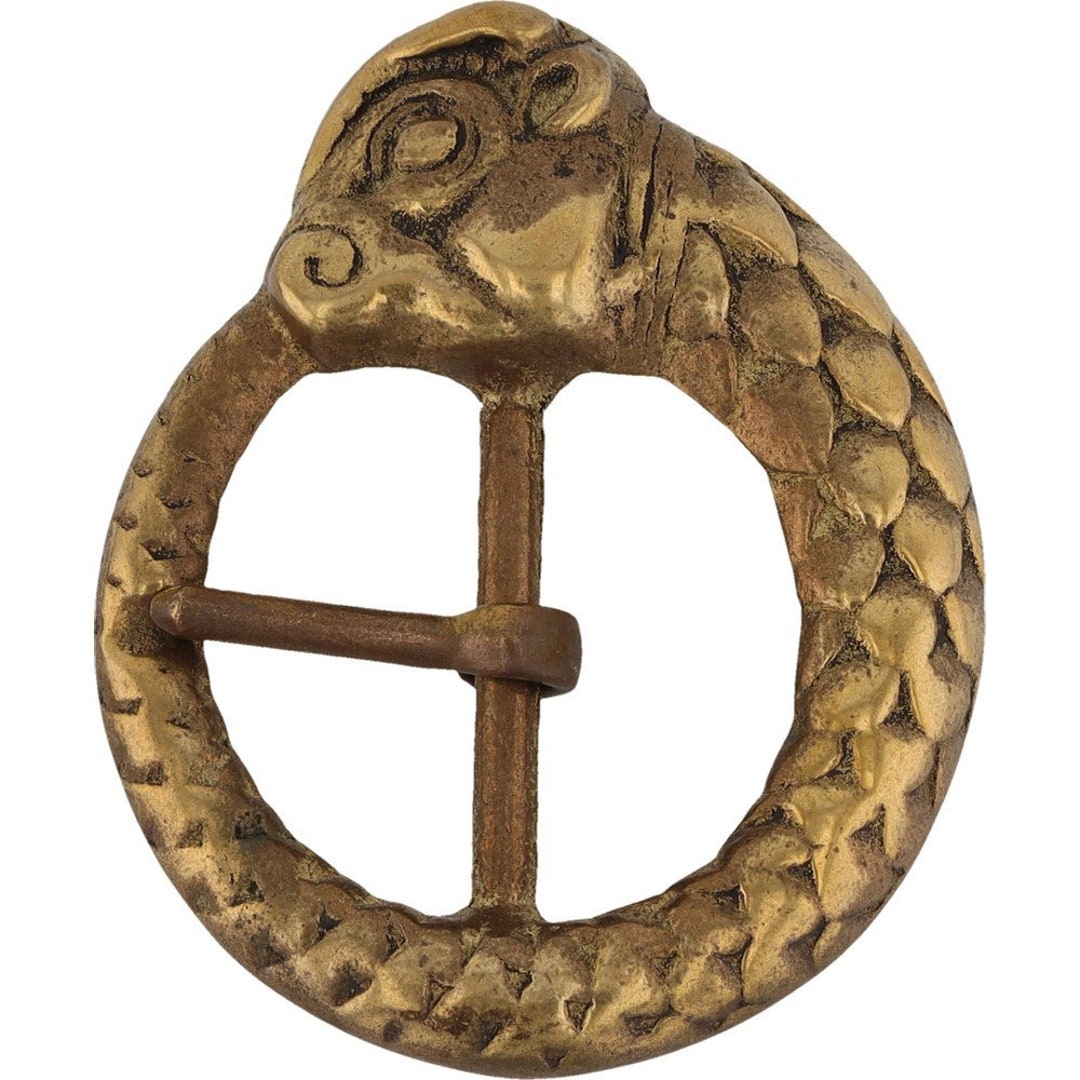 Brass Ouroboros Serpent Dragon Snake Infinity Goth 1970s NOS Vintage ...