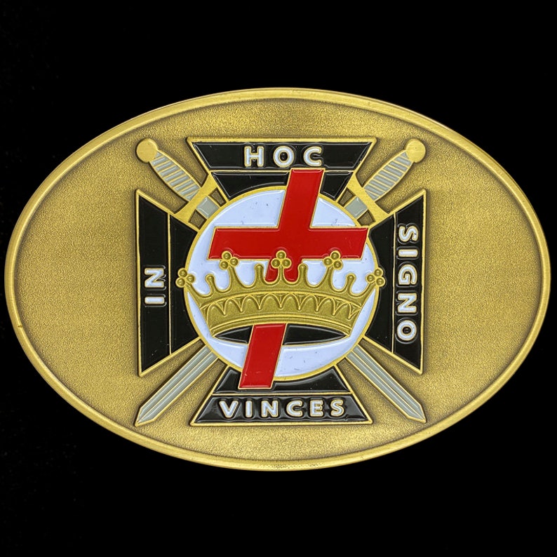 Knights Templar Red Cross Masonic In Hoc Signo Vinces | Etsy