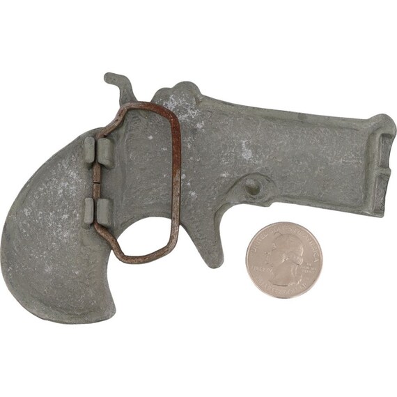 Derringer Flintlock Black Powder Pistol Gun Western 1… - Gem