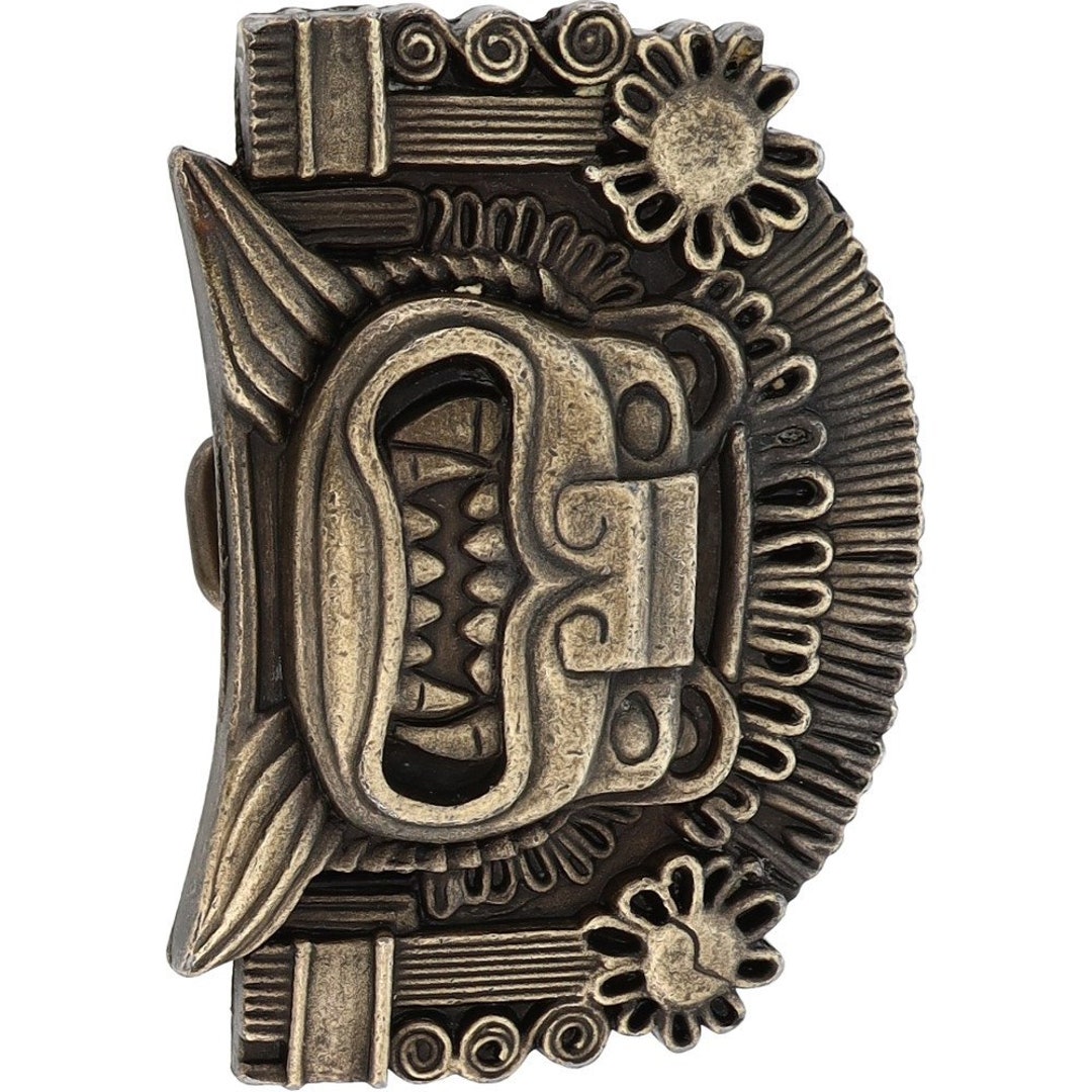 Meztec Liqueur Tiki Man Tribal Mask Haida Bear Aztec 1970s - Etsy