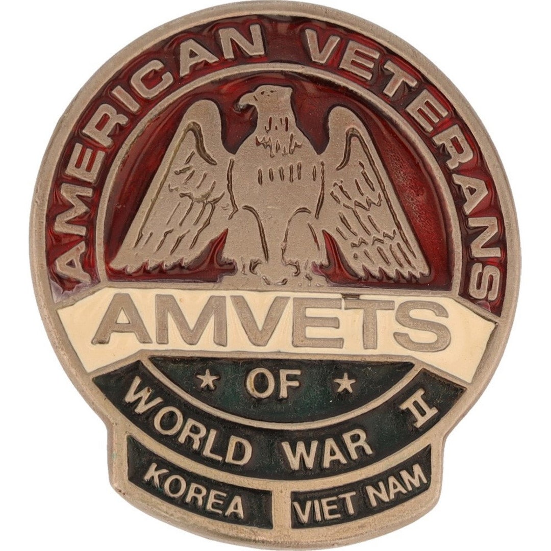 American Veteran Amvets Wwii World War Ii Army Usaf 80s Nos Vintage ...