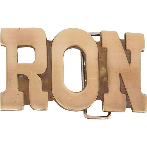 New Brass Ron Ronald Ronnie Name Old School Hippie Hi… - Gem