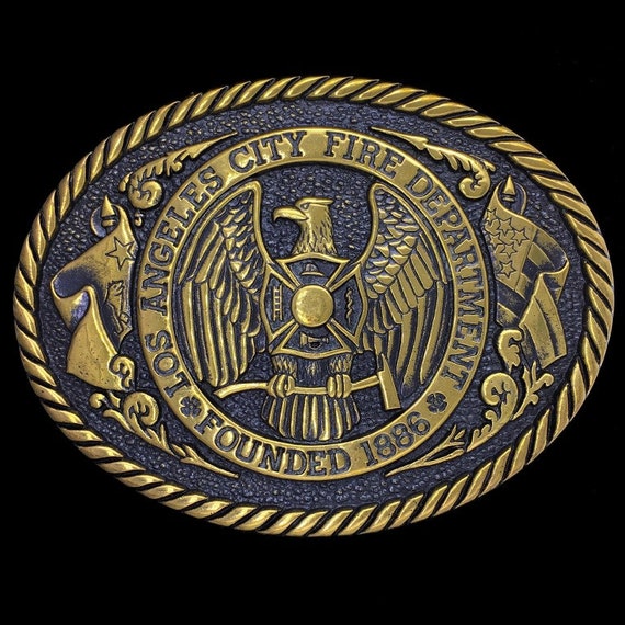 Brass Los Angeles Fire Department LAFD California Fir… - Gem