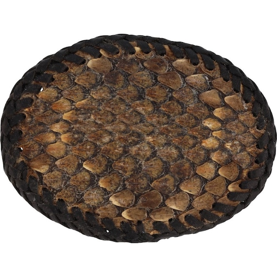 Snake Skin Rattlesnake Python Western Cowboy Biker 19… - Gem