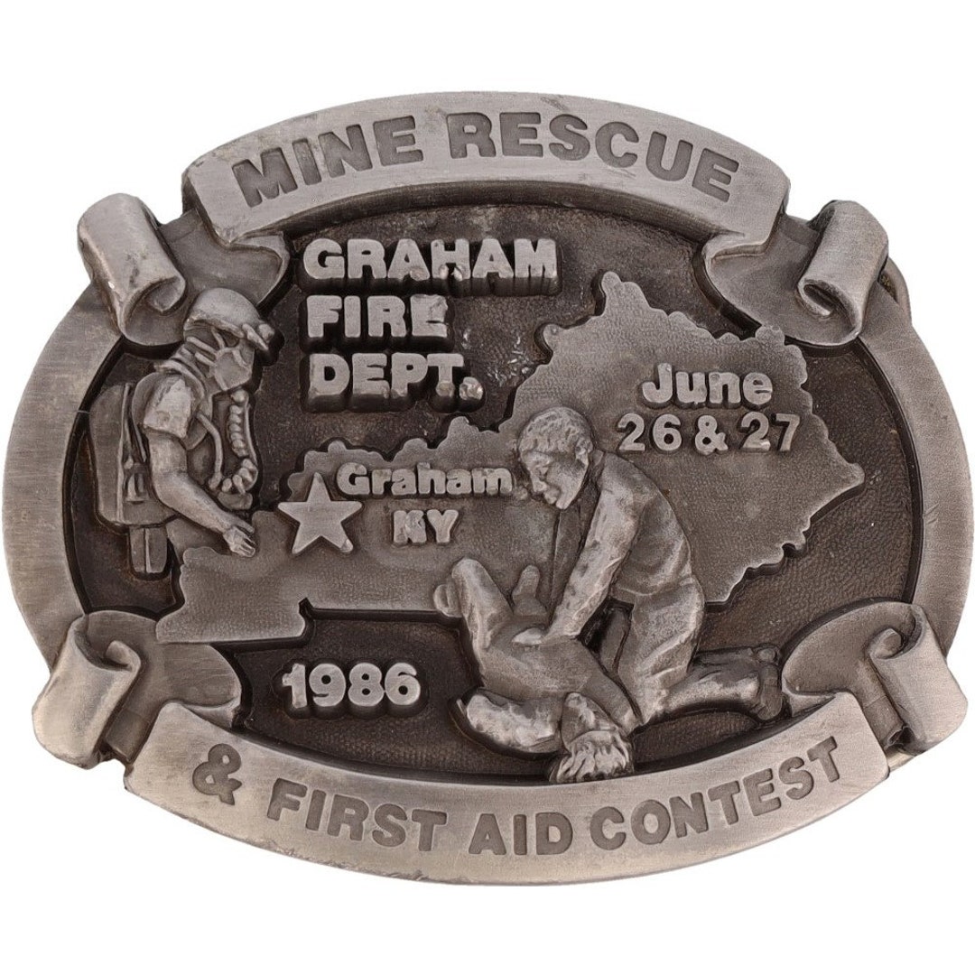 New Graham New York Fire Dept Rescue Contest Coal Mining Miner Nos ...