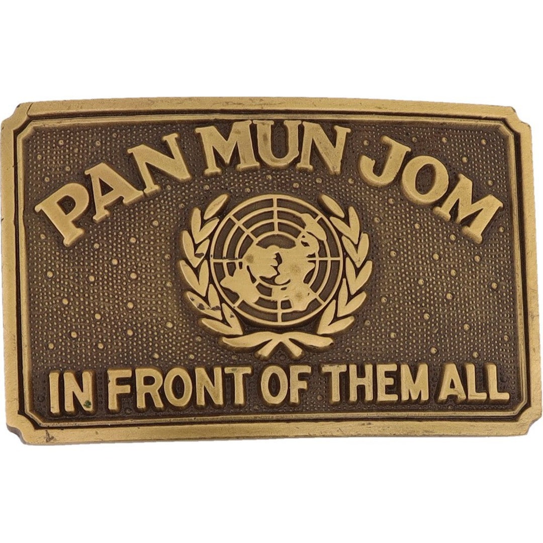 New New Brass Un Korea Dmz Command Joint Security Pan Mun Jom - Etsy