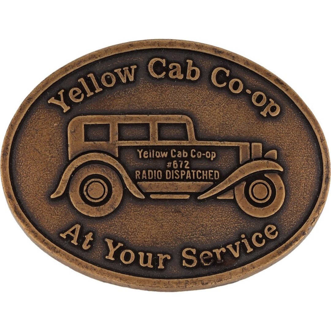 Yellow Cab Checkered Co Cabbie Taxi Car Driver Chicago 80s - Etsy