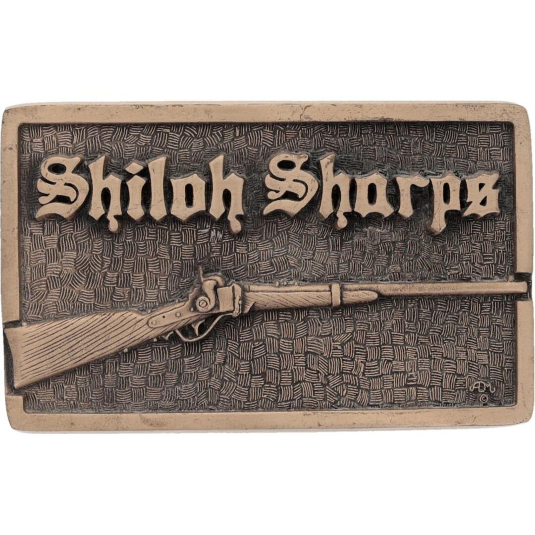 Shiloh Sharps Rifle Western Shooter Firearm Vintage Belt Buckle Single ...