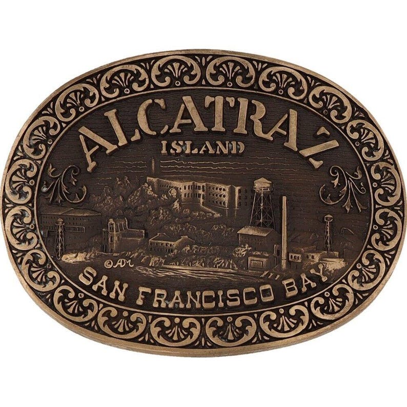 Brass Alcatraz State Penitentiary Prison California San Francisco ...