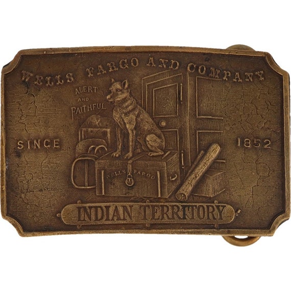 Brass Well Fargo Indian Territory Bank Tiffany New Yo… - Gem