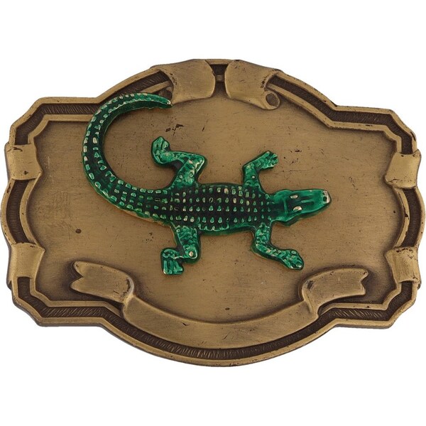 Gator Belt Buckle - Etsy