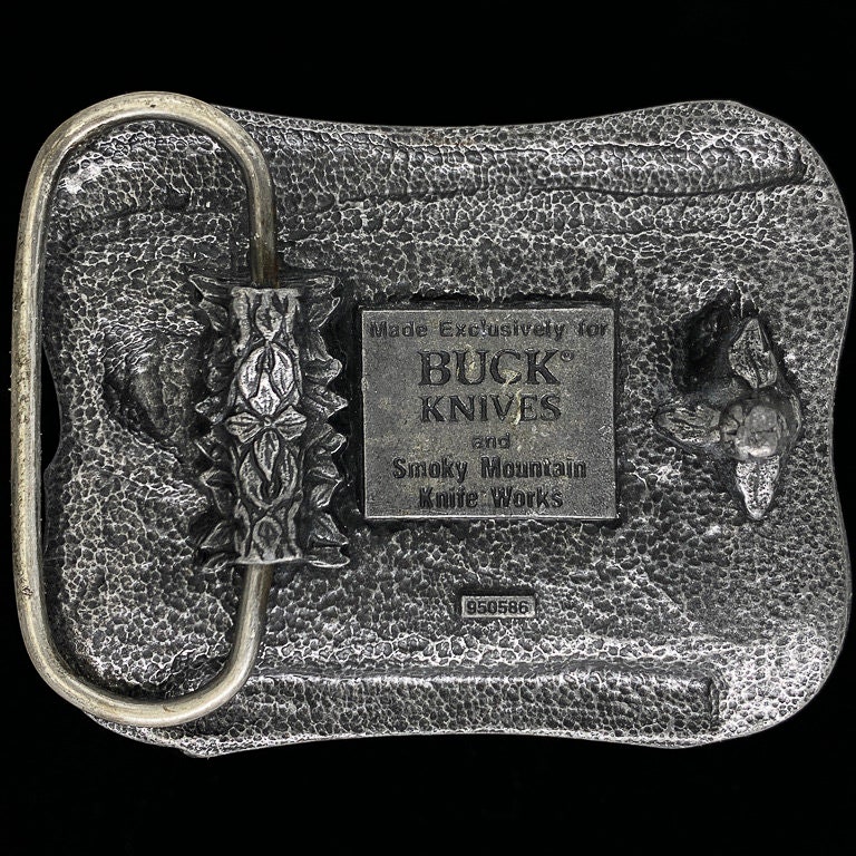 Buck Knives Knife Makers Cutlery Le Silver 110 Smokey Mountain Knife ...