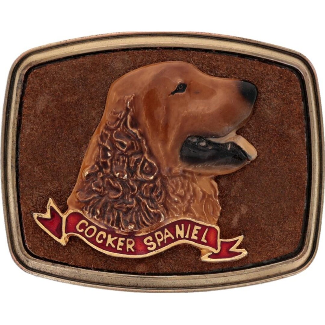 New Cocker Spaniel Breed Portrait Dog Lover Pet Owner Gift Vintage Belt ...