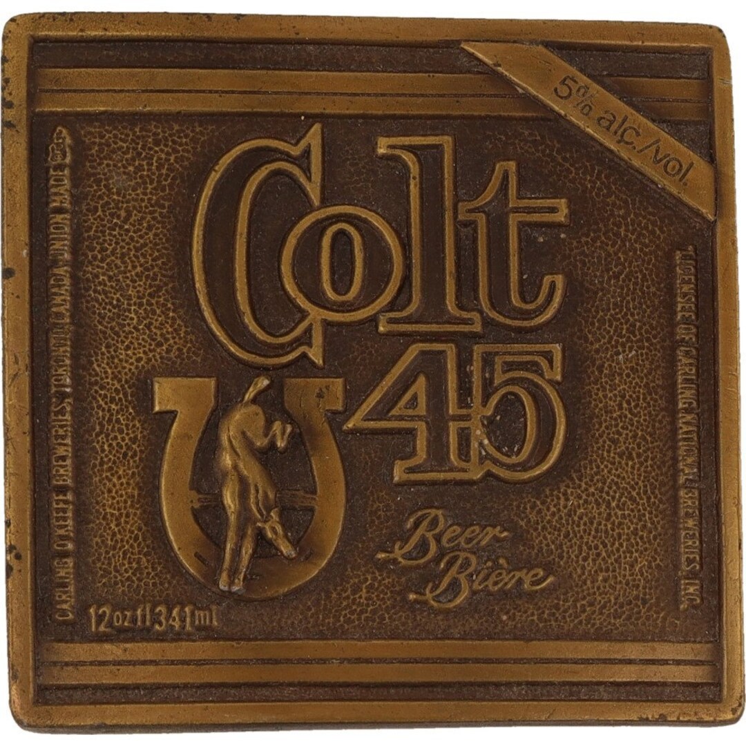 Colt 45 Beer Malt Liquor Horse Rodeo Cowboy Western 70s Nos Vintage ...