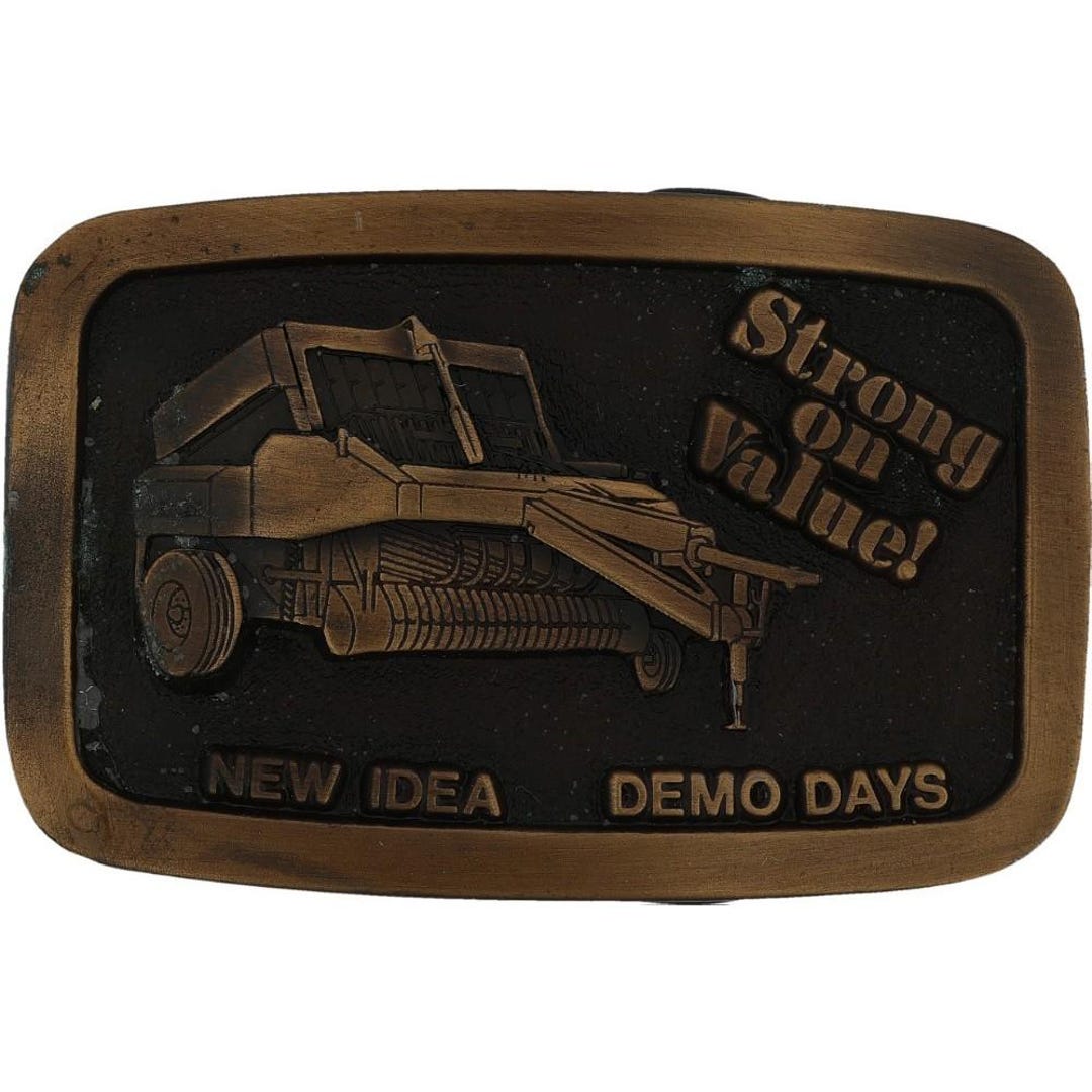 New Idea Demo Days Forage Harvester Farm Equipment Vintage Belt Buckle ...