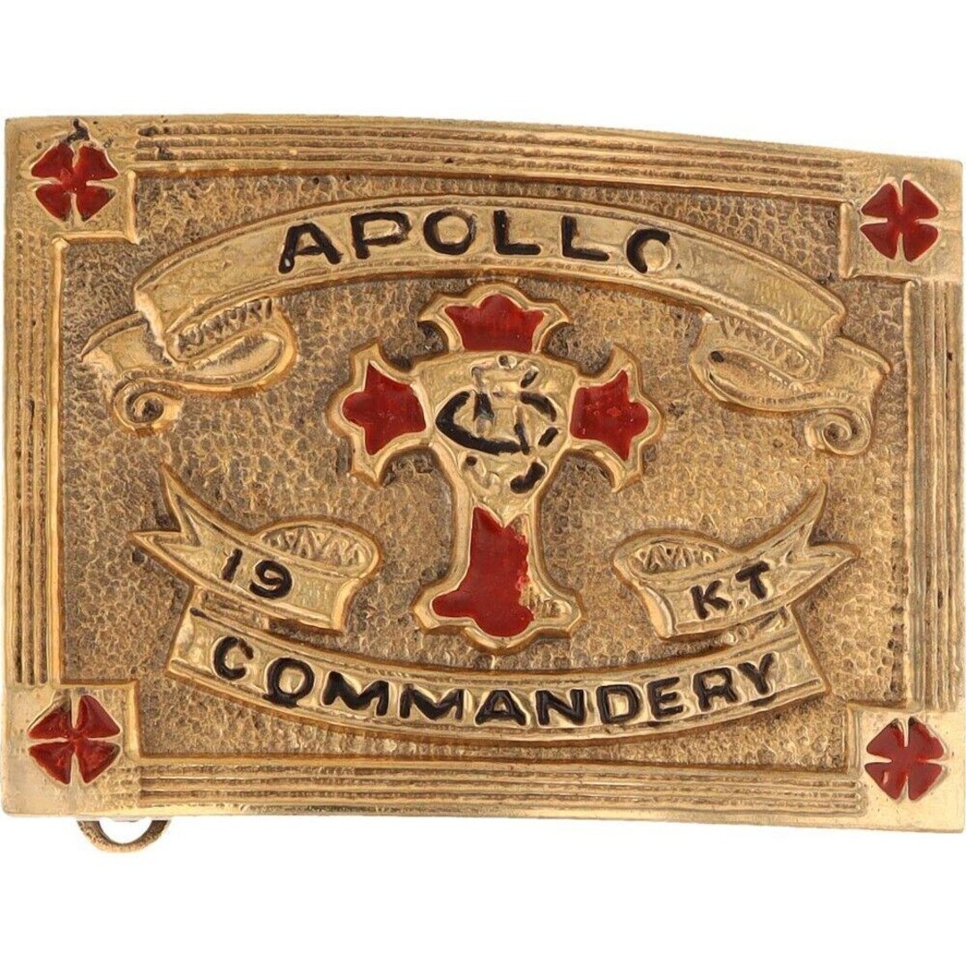 Apollo Commandery Masonic Knights Templar Blue Lodge 80s NOS Vintage ...