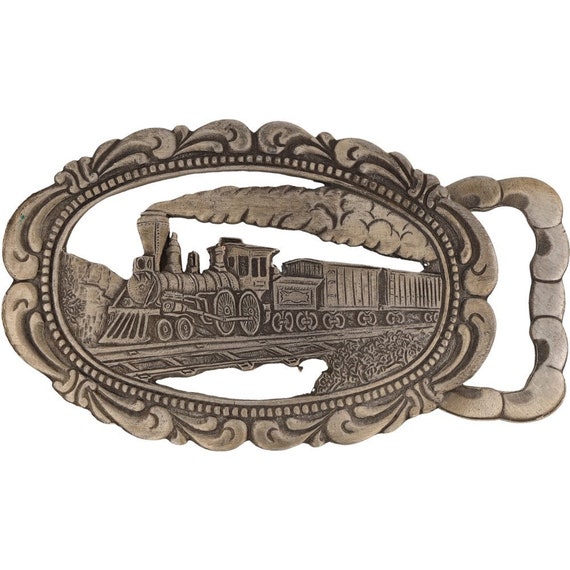 Handmade Steam Locomotive Railroad Train Antique 1970… - Gem