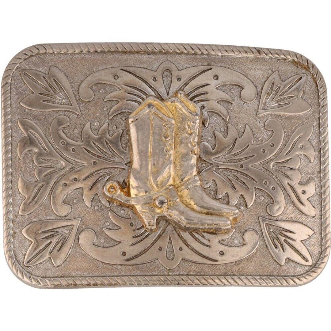 Cowboy Boots Cowgirl Farmer Rancher Rodeo Western 1980s Vintage Belt ...