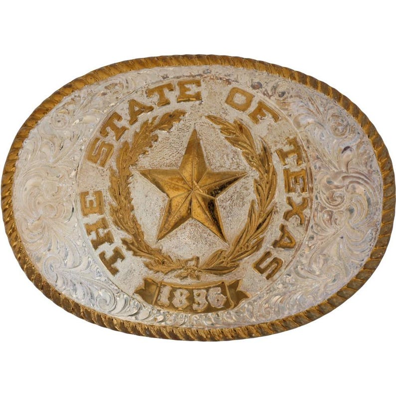 New Silver P Texas Ft Worth Dallas Austin Houston El Paso State Seal ...