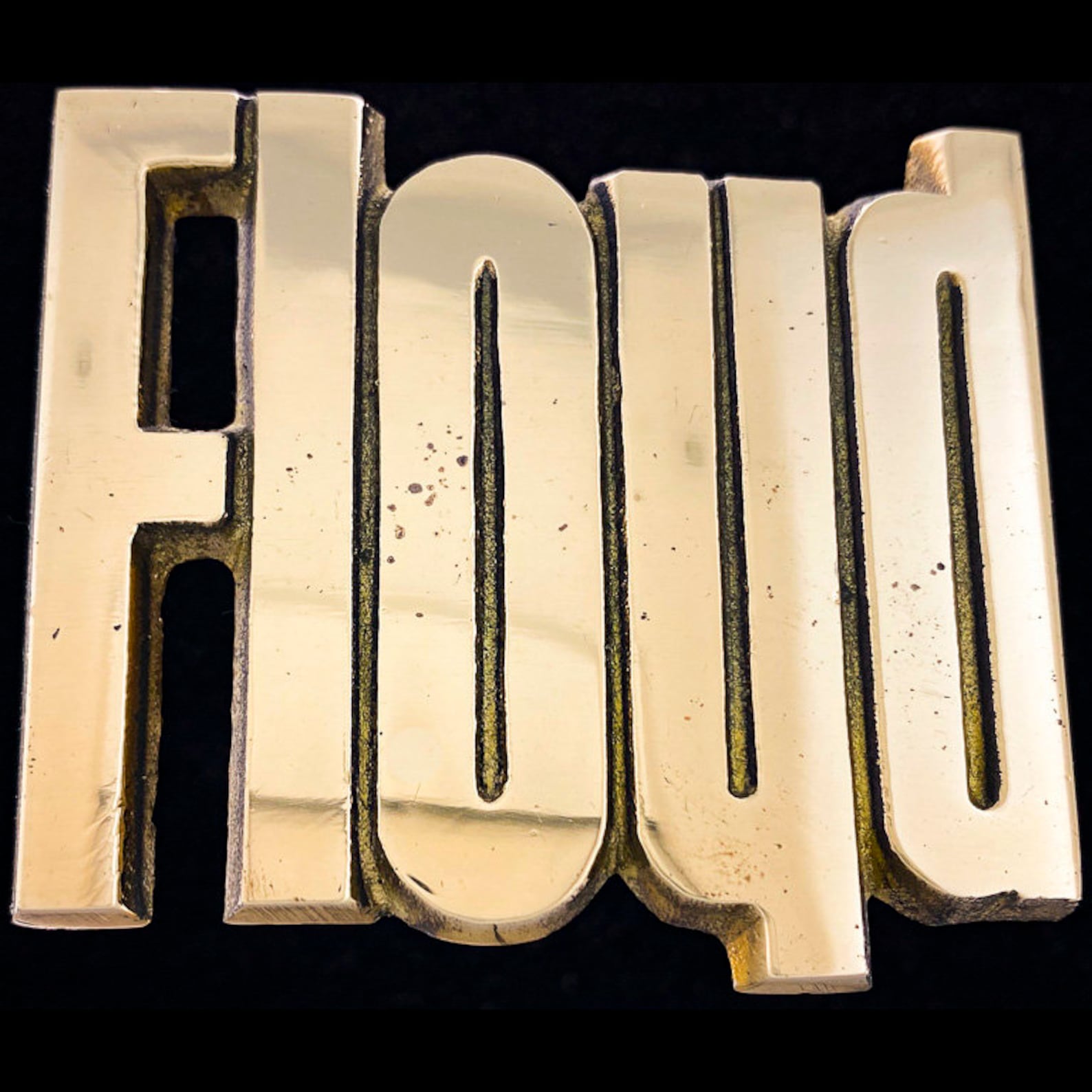 Floyd Name Retro Old School Hippie Western Solid Brass 1970s - Etsy
