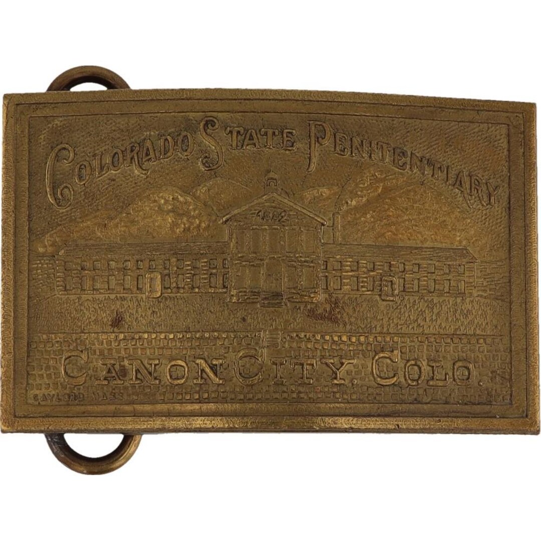 Brass Colorado State Penitentiary Prison Canon City Jail 70s Vintage ...