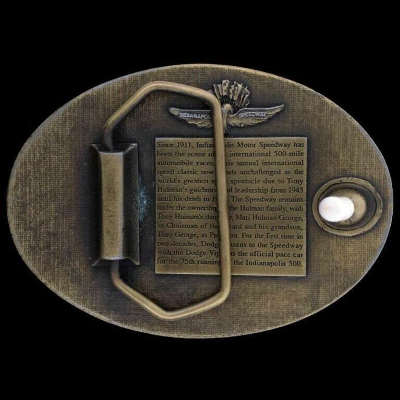 Indianapolis 500 Indy Tony Hulman Dodge Viper Pit Badge NOS Vintage ...