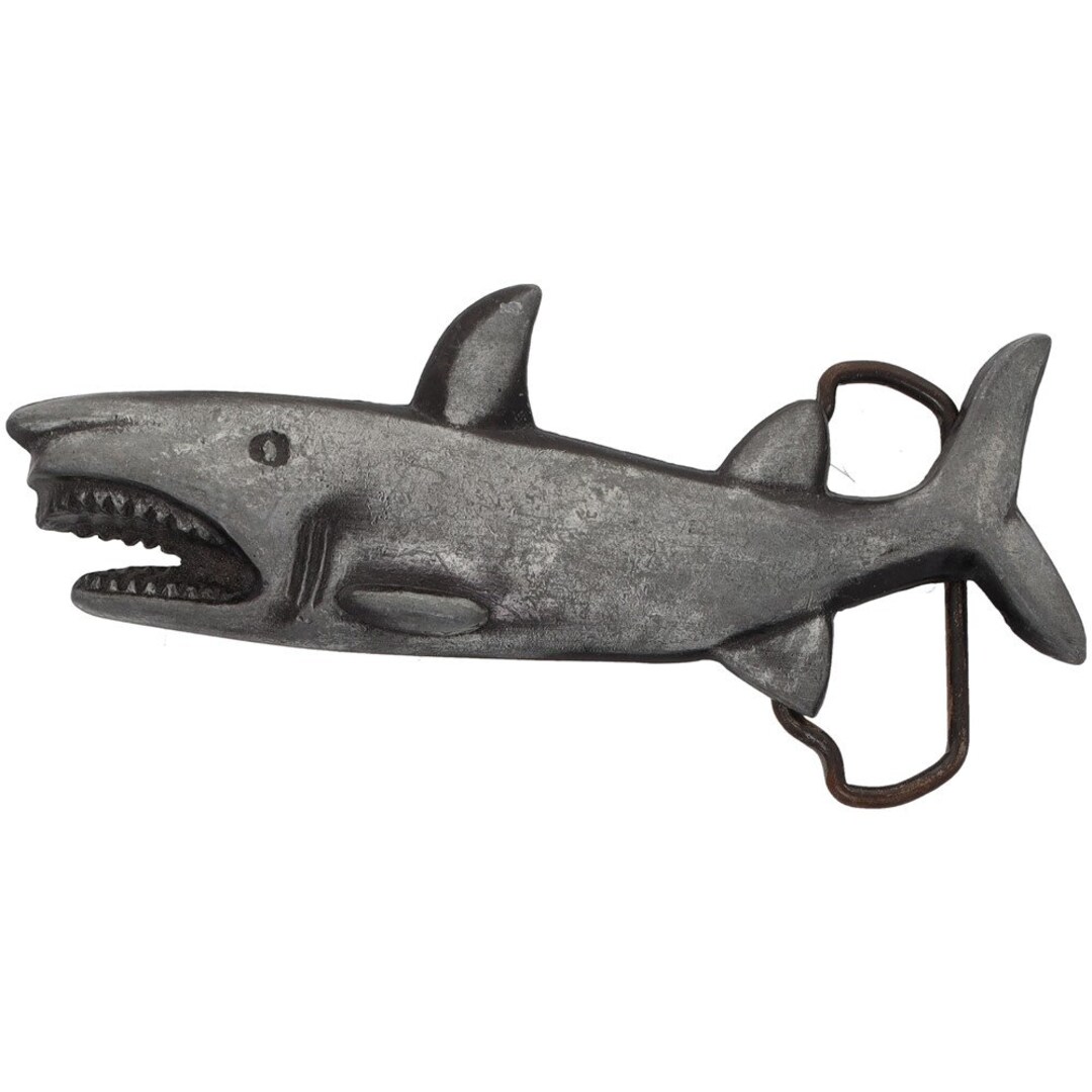 Great White Shark Jaws Summer Surf Dive Mako Tiger 1970s Vintage Belt ...