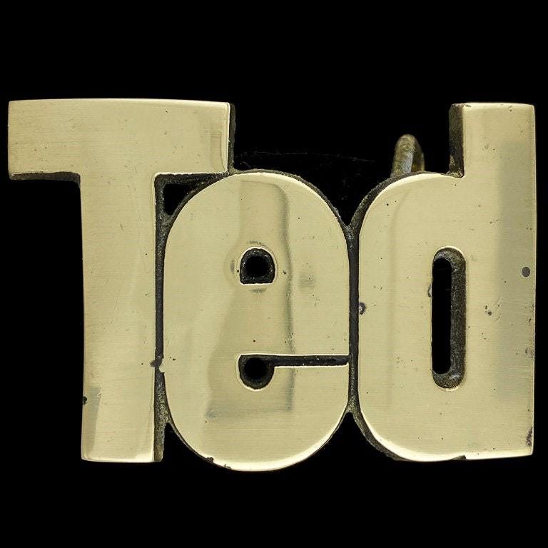 Ted Teddy Theodore Personalized Name Retro Old School Hippie Western ...