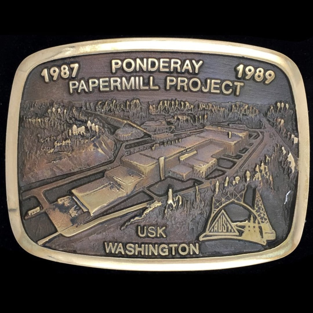 1980s Ponderay Papermill Project USK Newsprint Washington State ...