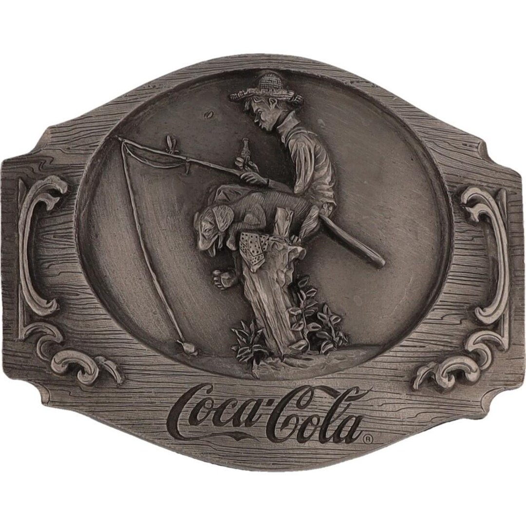 Coca Cola Coke Fishing Fisherman Rockwell Beagle Hunting Dog Vintage ...
