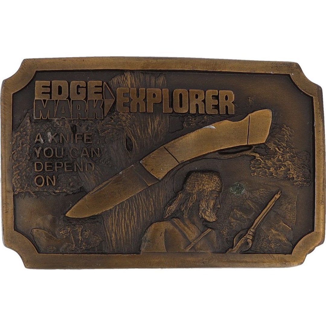 Edge Mark Explorer Knife Knives Frontier Pioneer Mountain Man 70s ...