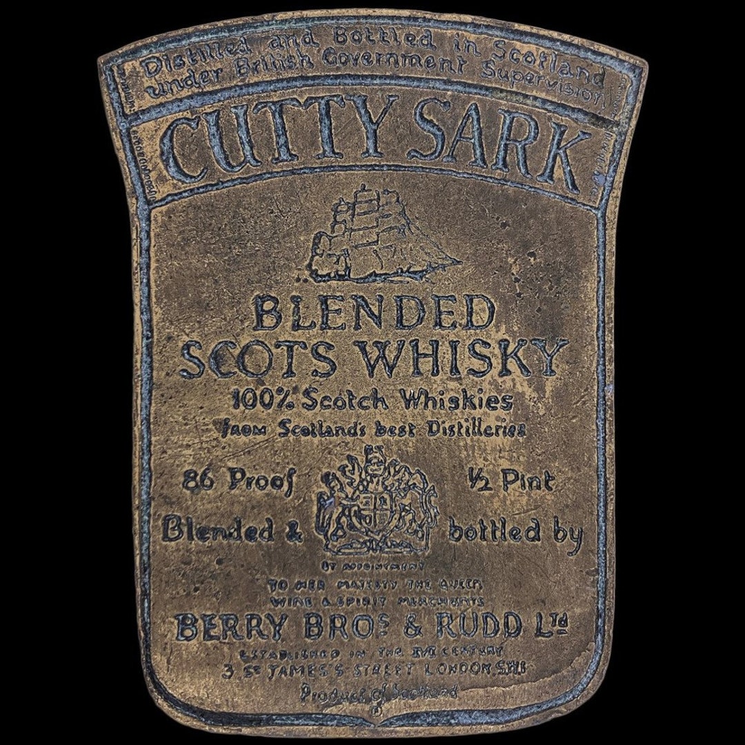 Cutty Sark Scots Whiskey Bourbon Booze Scottish Scotland Vintage Belt ...